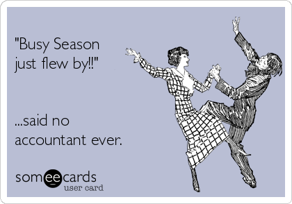 Surviving Busy Season